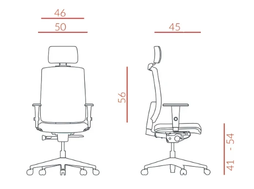 Cadeira Presidente Ergonômica Back System Tela Mesh - Brizza FK